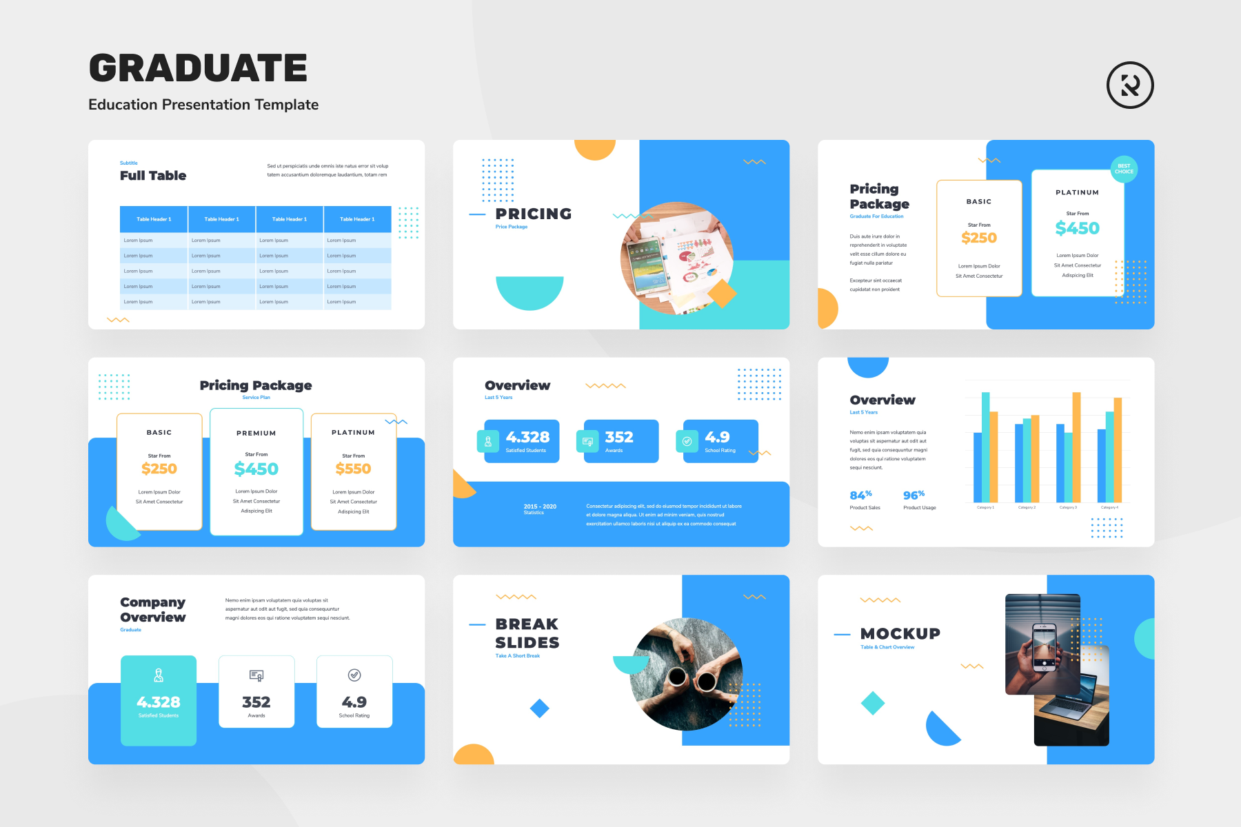 Graduate - Education Google Slides Presentation, Presentation Templates
