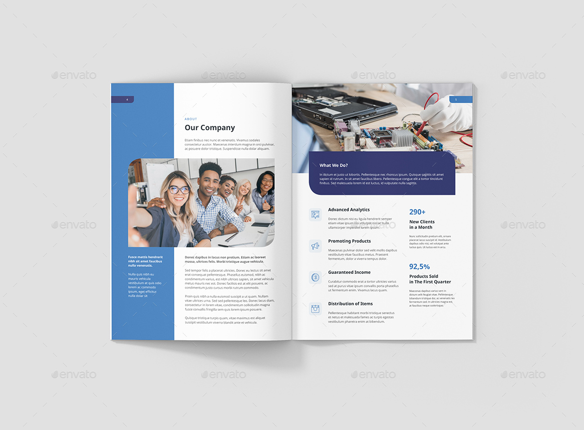 IT Services – Bundle Brochures Print Templates 8 in 1, Print Templates