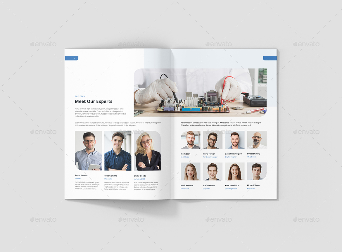 IT Services – Bundle Brochures Print Templates 8 in 1, Print Templates