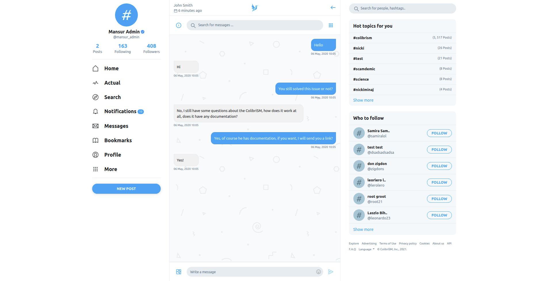 ColibriSM - The Ultimate PHP Modern Social Media Sharing Platform by mansur_tl
