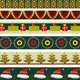 Christmas Strip Pattern Set, Vectors | GraphicRiver