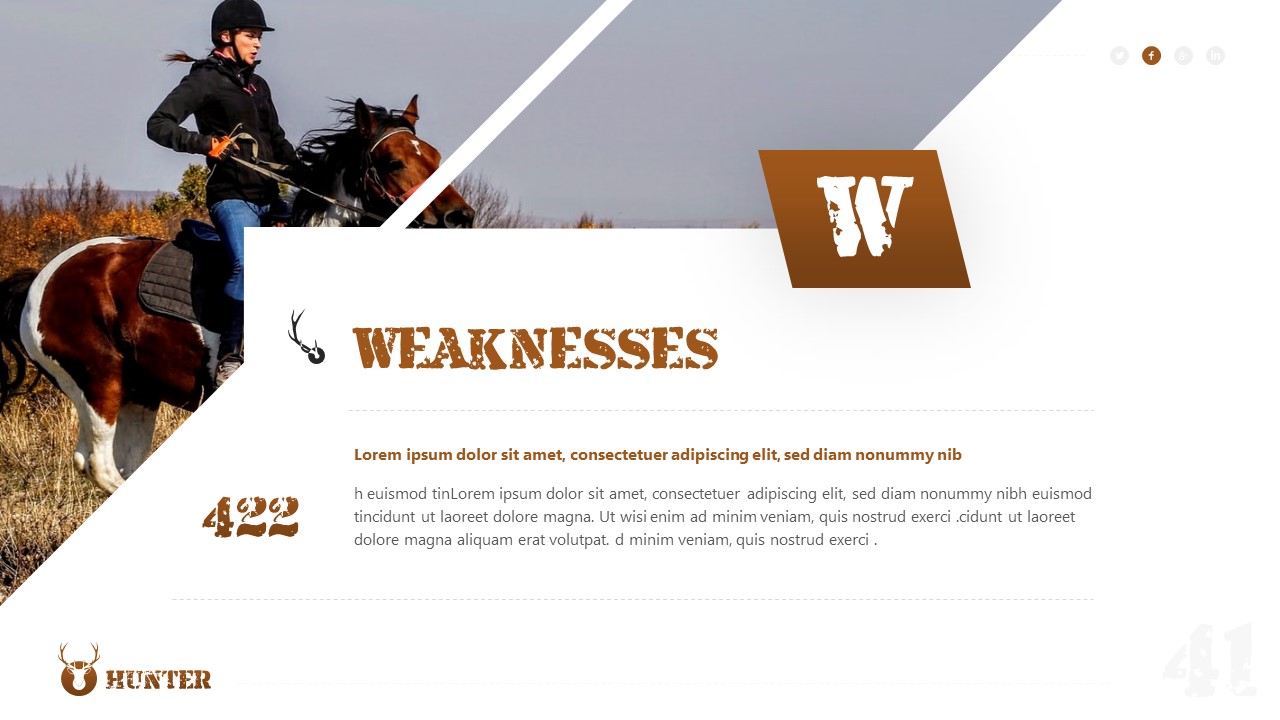 Hunter Hunting Powerpoint Presentation Template Fully Animated by RRgraph