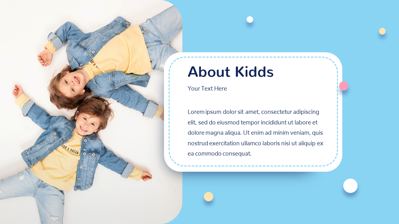 Kidds - Kids & Baby Google Slides Presentation, Presentation Templates