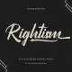 Rightism Handwritten Font, Fonts | GraphicRiver