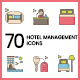 Hotel Management Icons, Icons | GraphicRiver