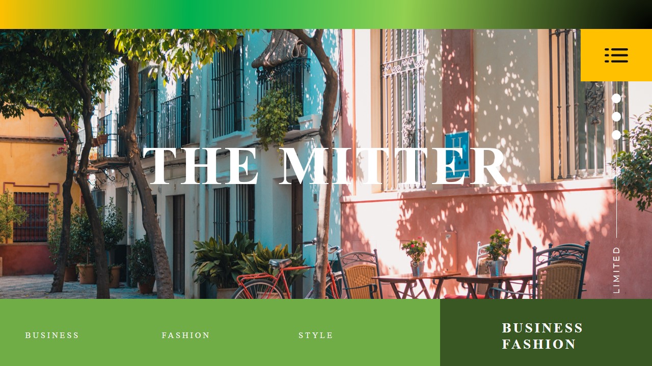 The Mitter - Business Presentation Google Slide Template by Analogousstudio