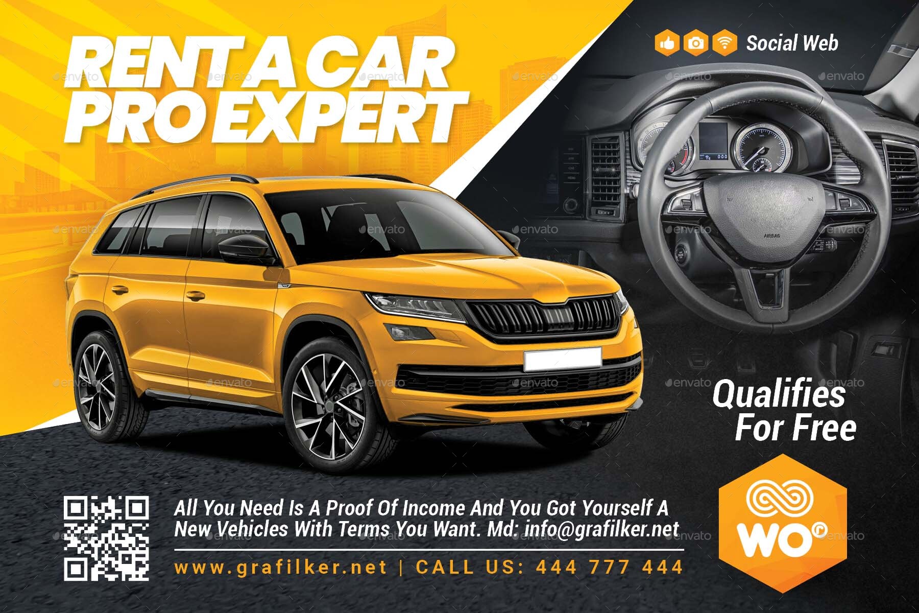 Car Sales Postcard Templates, Print Templates | GraphicRiver