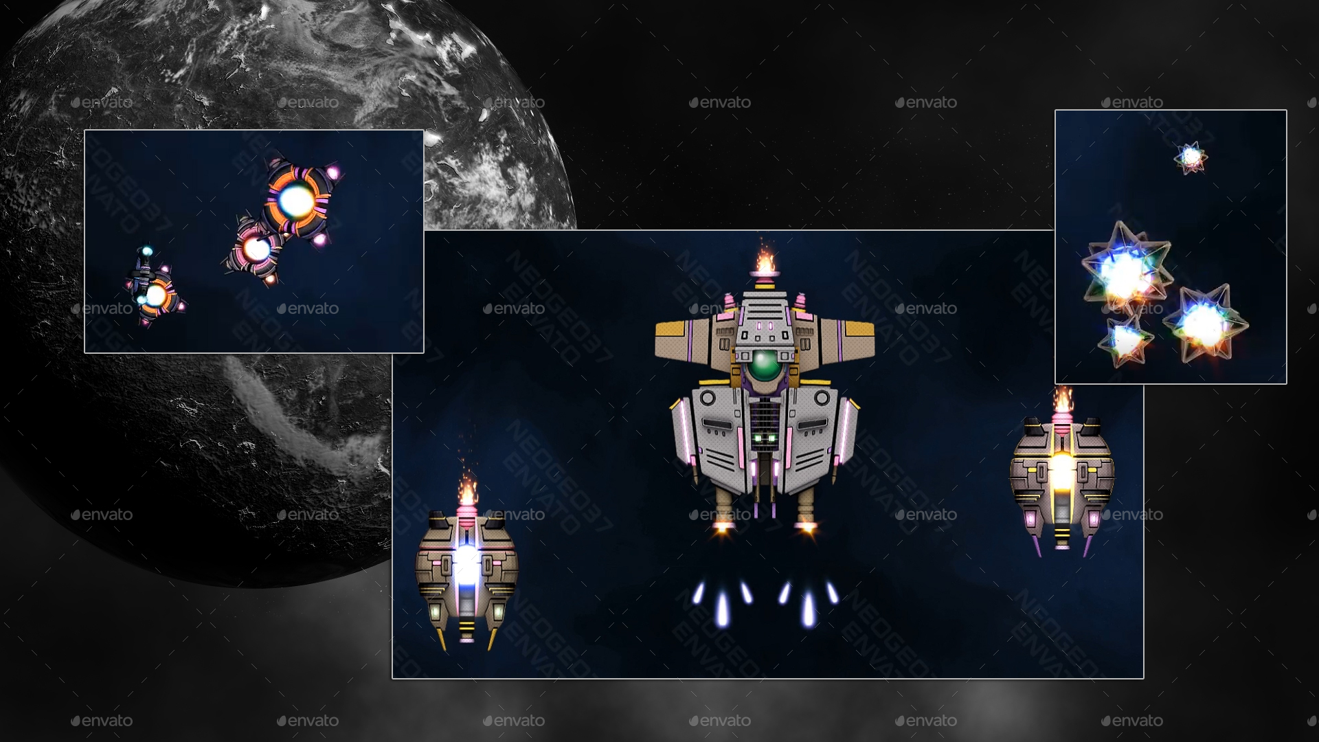 Space Ship Pack Vol.10, Game Assets | GraphicRiver