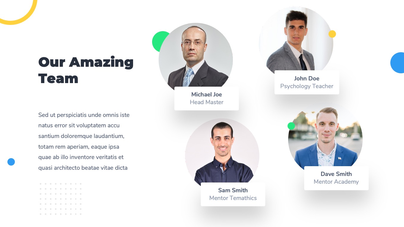 Courses - Education Google Slides Presentation, Presentation Templates