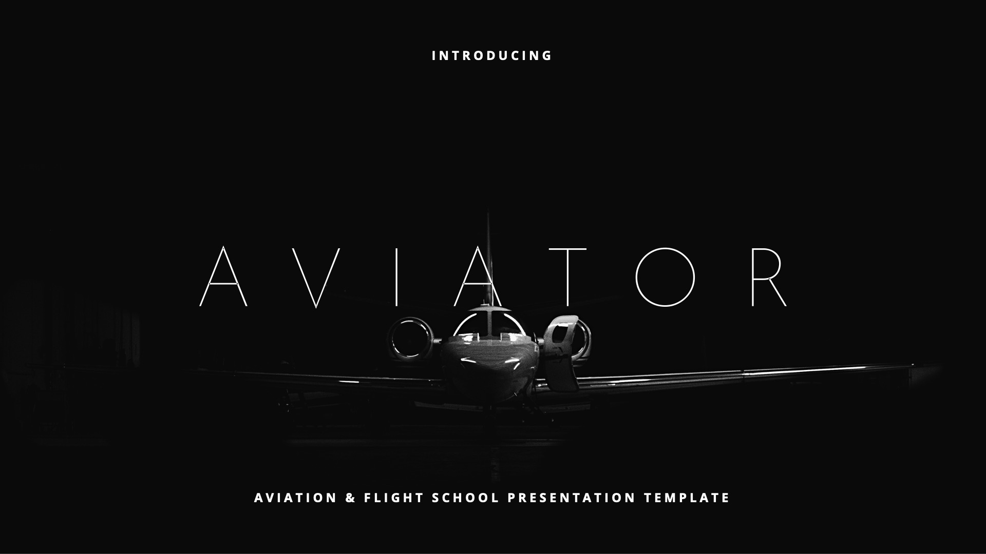 AVIATOR - Aviation & Flight School Google Slides Template, Presentation ...