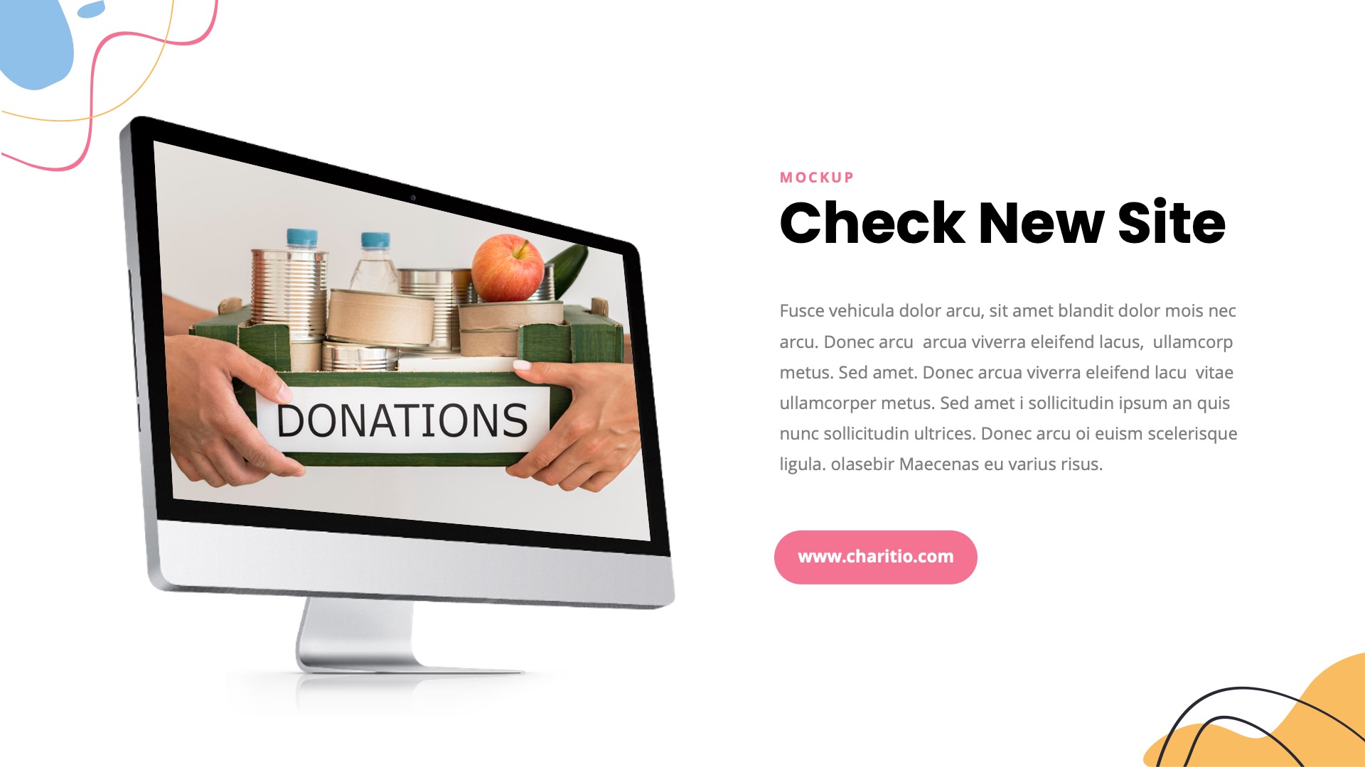 Charitio - Charity Foundation Powerpoint Template, Presentation Templates