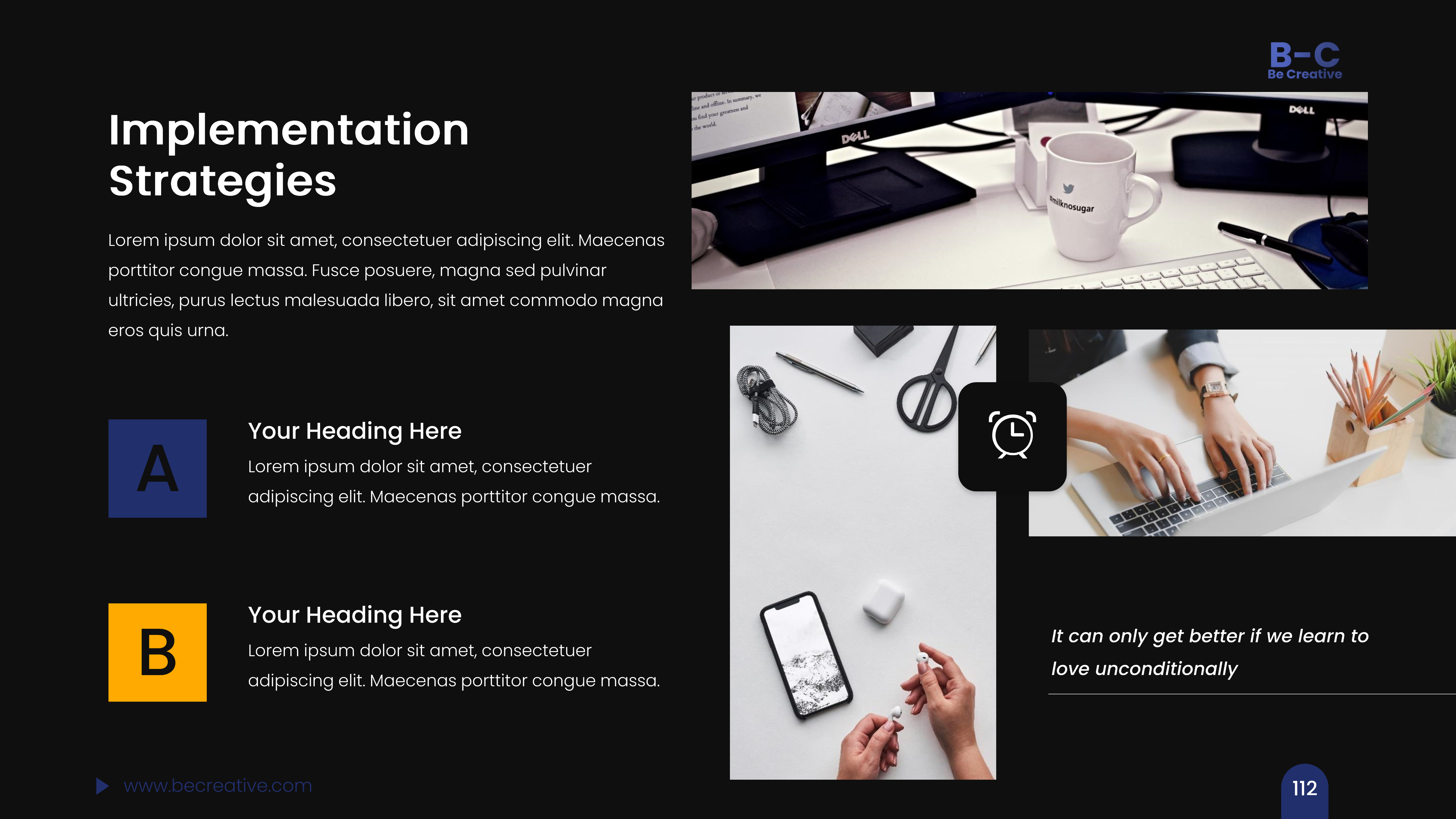 Be Creative Business Template, Presentation Templates | GraphicRiver