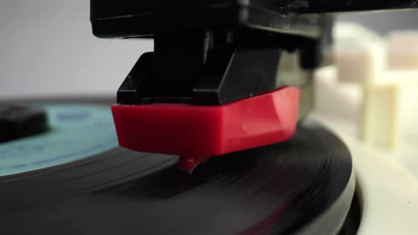 Stylus on Record Player, Stock Footage | VideoHive