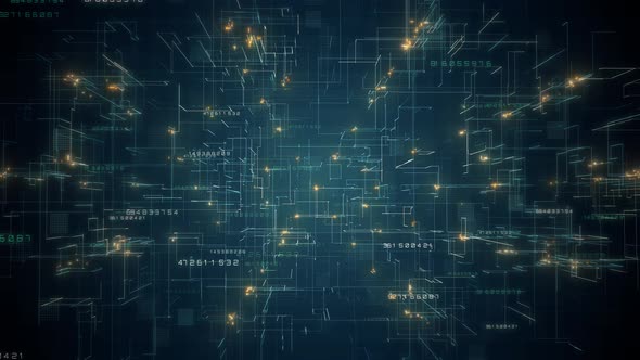 4k Digital Data Background, Motion Graphics | VideoHive