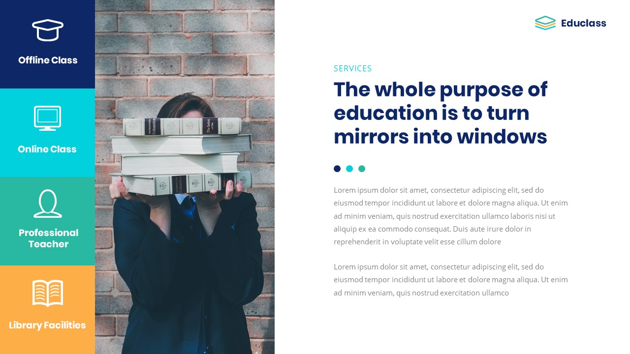 Educlass - Education & Online Course PowerPoint Presentation Template ...