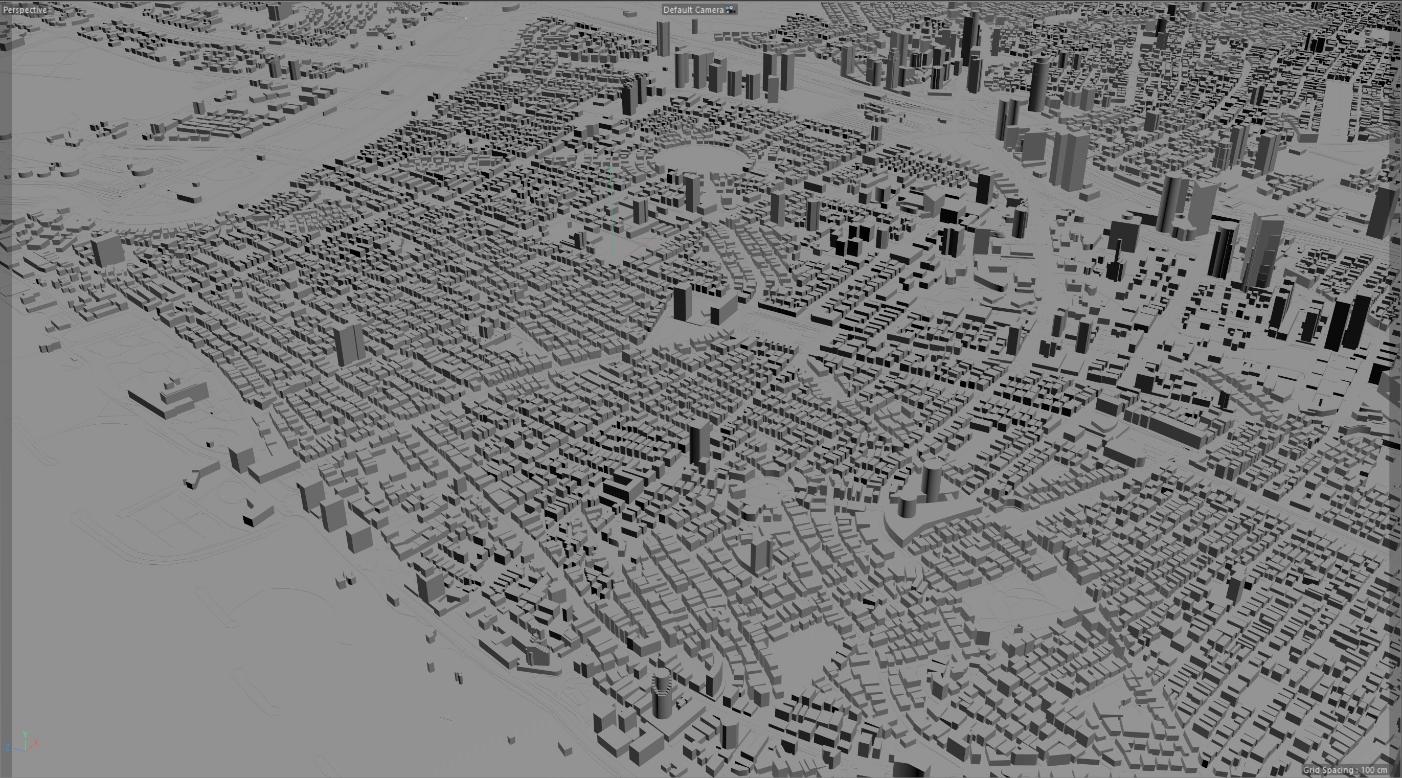 Tel Aviv city Israel 3d model 30km by TurboCG | 3DOcean