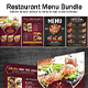 Restaurant Menu Bundle Templates, Print Templates | GraphicRiver