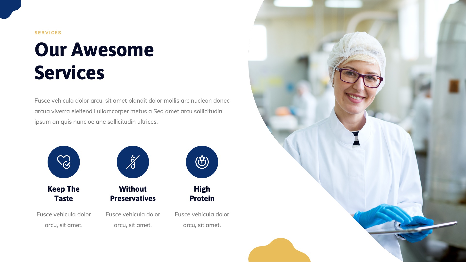 Saphie - Dairy Farm & Milk Powerpoint Template, Presentation Templates