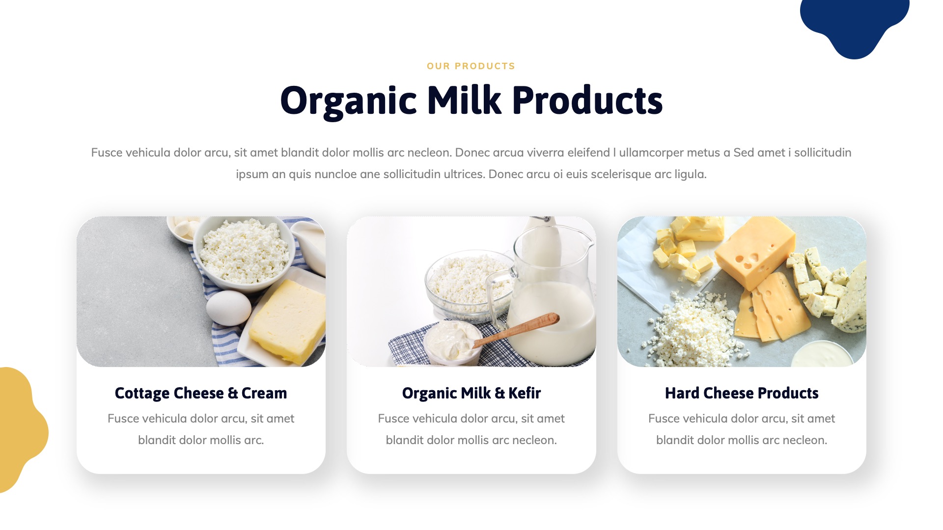 Saphie - Dairy Farm & Milk Powerpoint Template, Presentation Templates