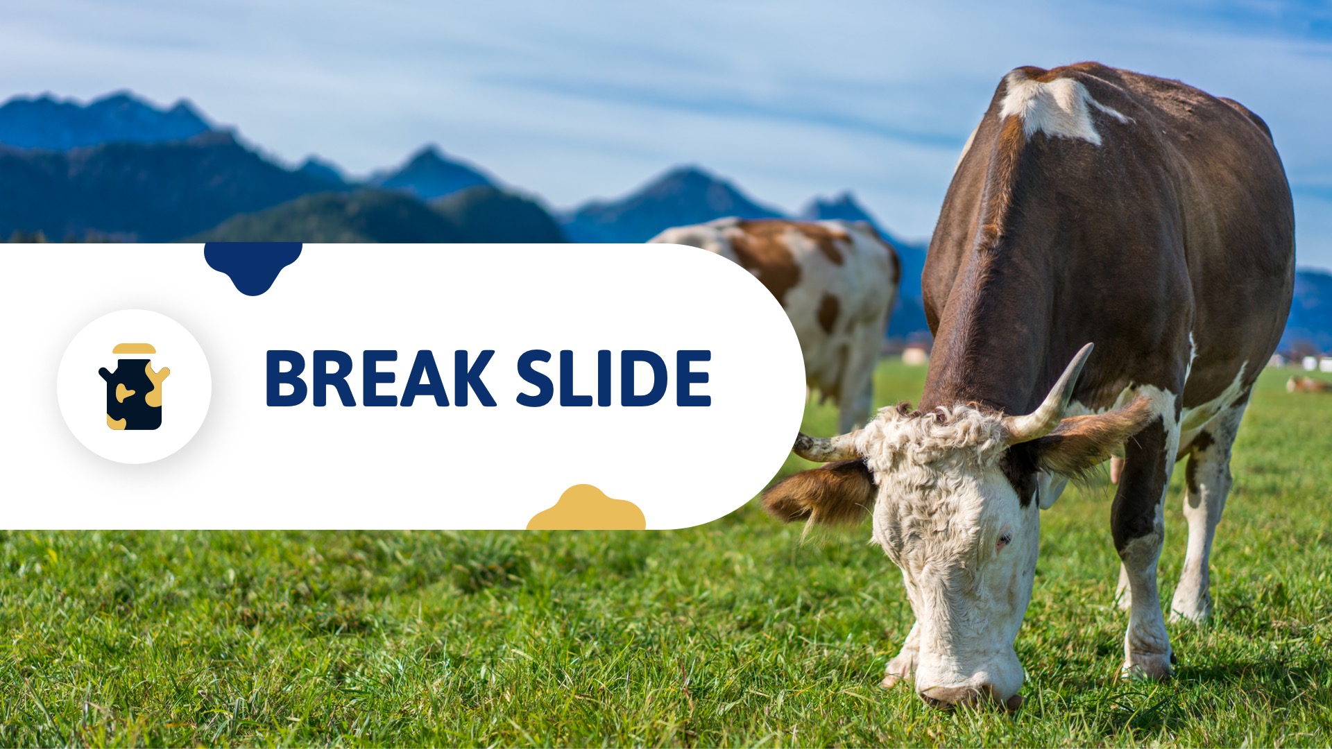 Saphie - Dairy Farm & Milk Powerpoint Template, Presentation Templates