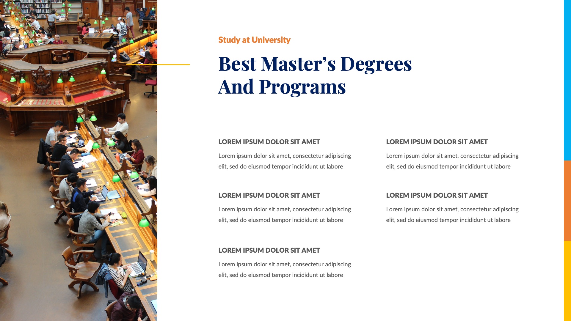 University and Education Google Slides Template, Presentation Templates