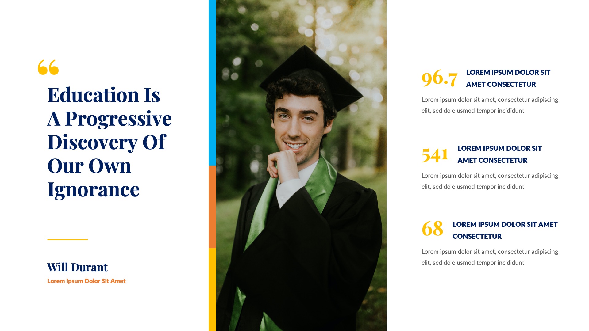 University and Education Google Slides Template, Presentation Templates