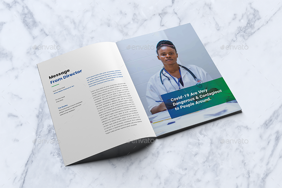 Disease & Virus Brochure Template, Print Templates | GraphicRiver