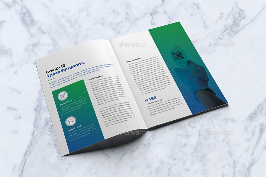 Disease & Virus Brochure Template, Print Templates | GraphicRiver