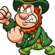 Angry Leprechaun, Vectors | GraphicRiver