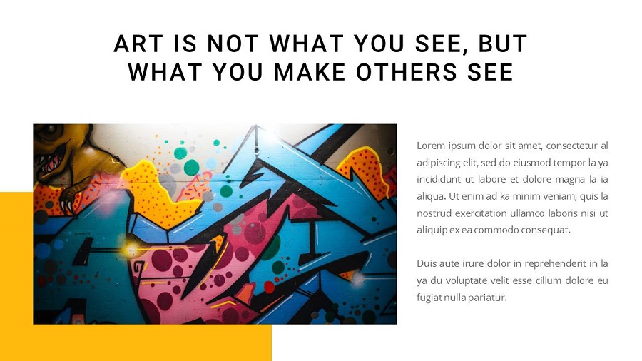 Graffito Art - Pop Art & Graffiti Google Slide Template, Presentation ...