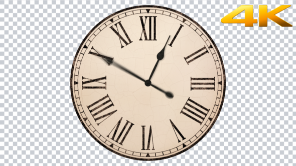 Old Clock Alpha, Motion Graphics | VideoHive