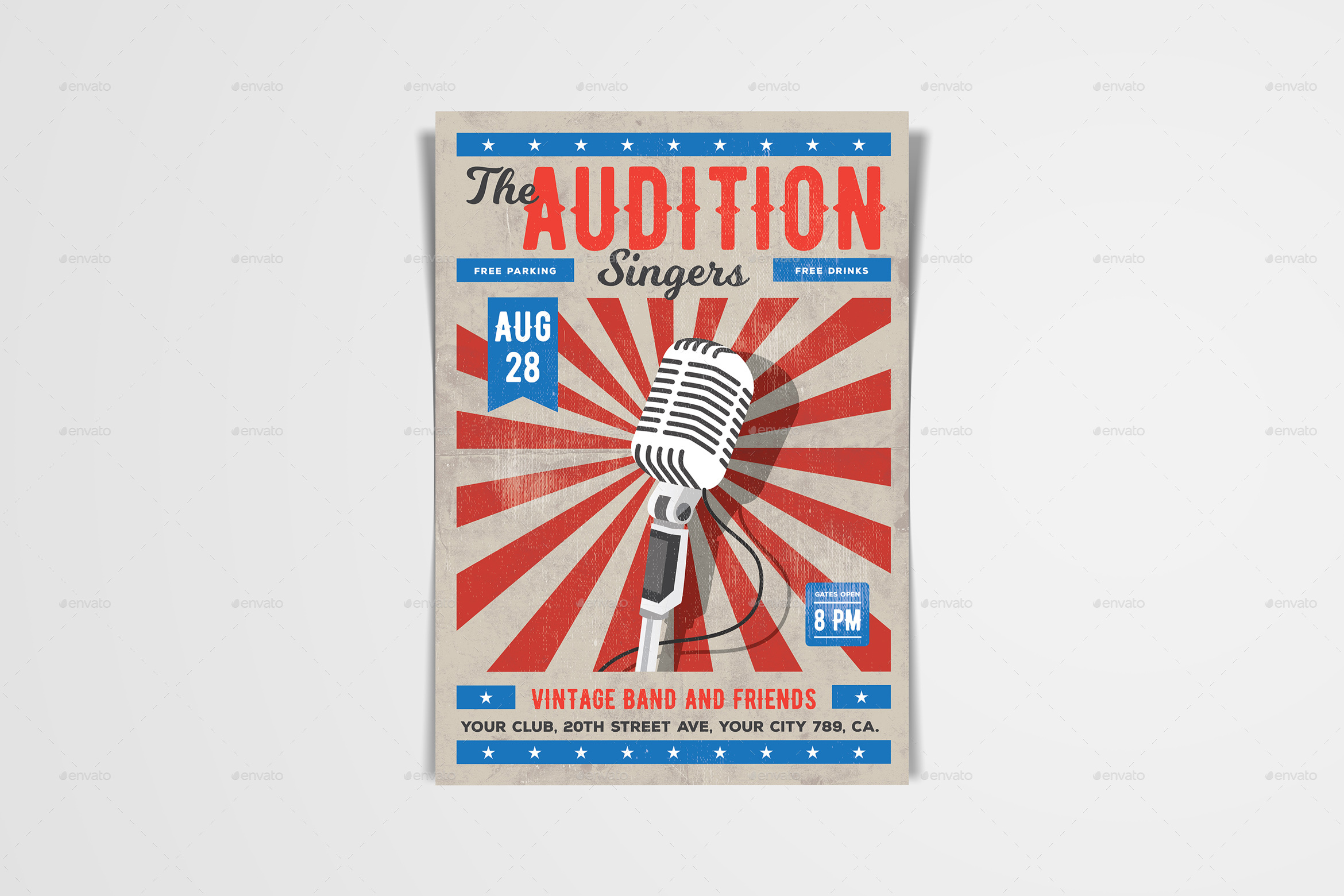 The Audition Template, Print Templates | GraphicRiver