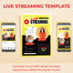 Live Streaming Template Set, Print Templates | GraphicRiver