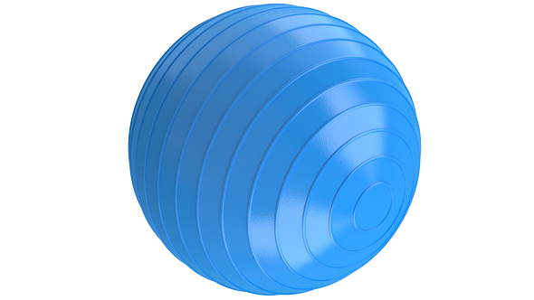Yoga Ball sky blue by Scorpion_Studio | 3DOcean
