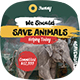 Save Animals Banners Ad, Web Elements | GraphicRiver