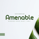 Amenable, Fonts | GraphicRiver