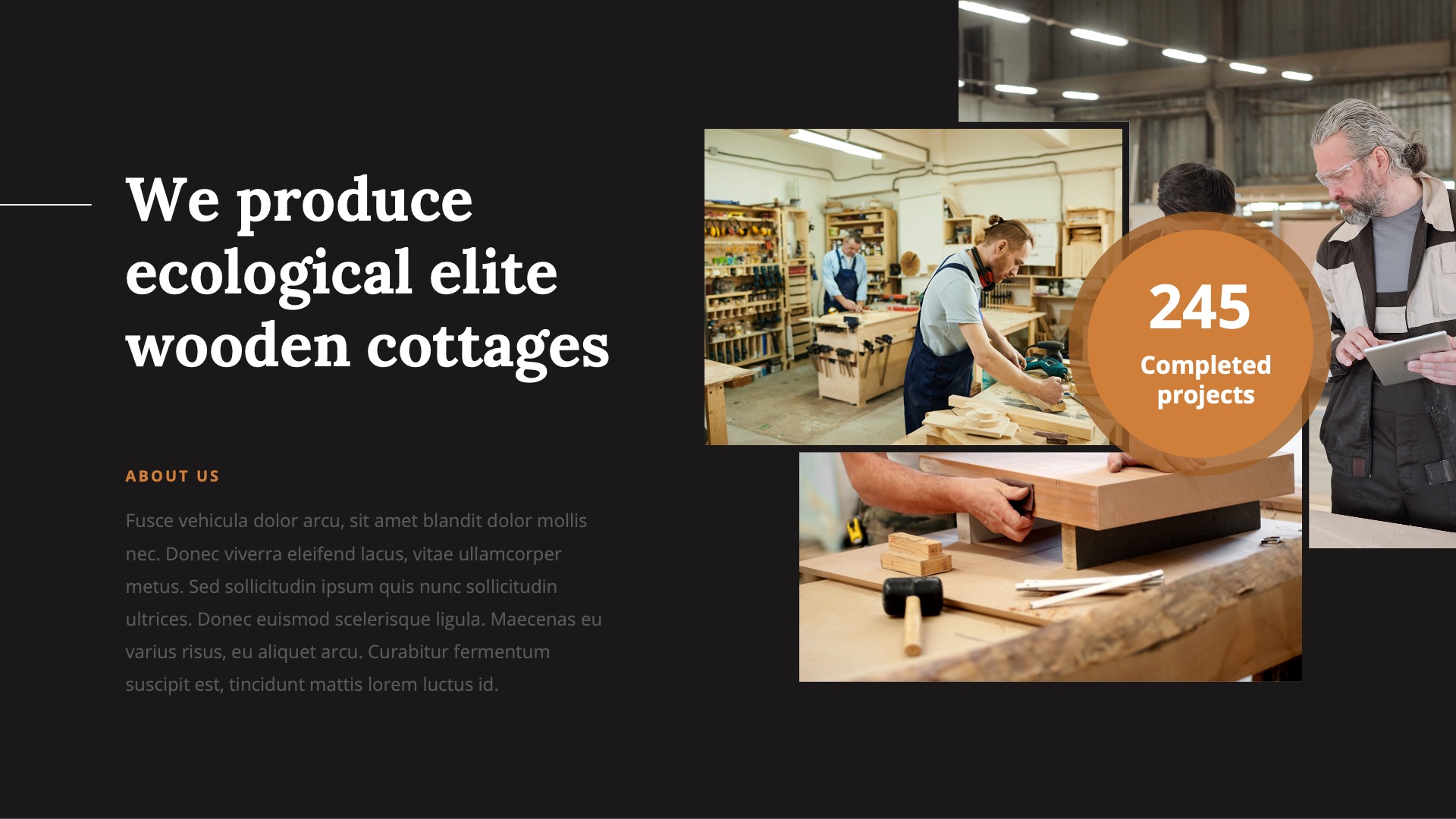 Woodzo - Wooden House Construction & Woodwork Powerpoint Template ...