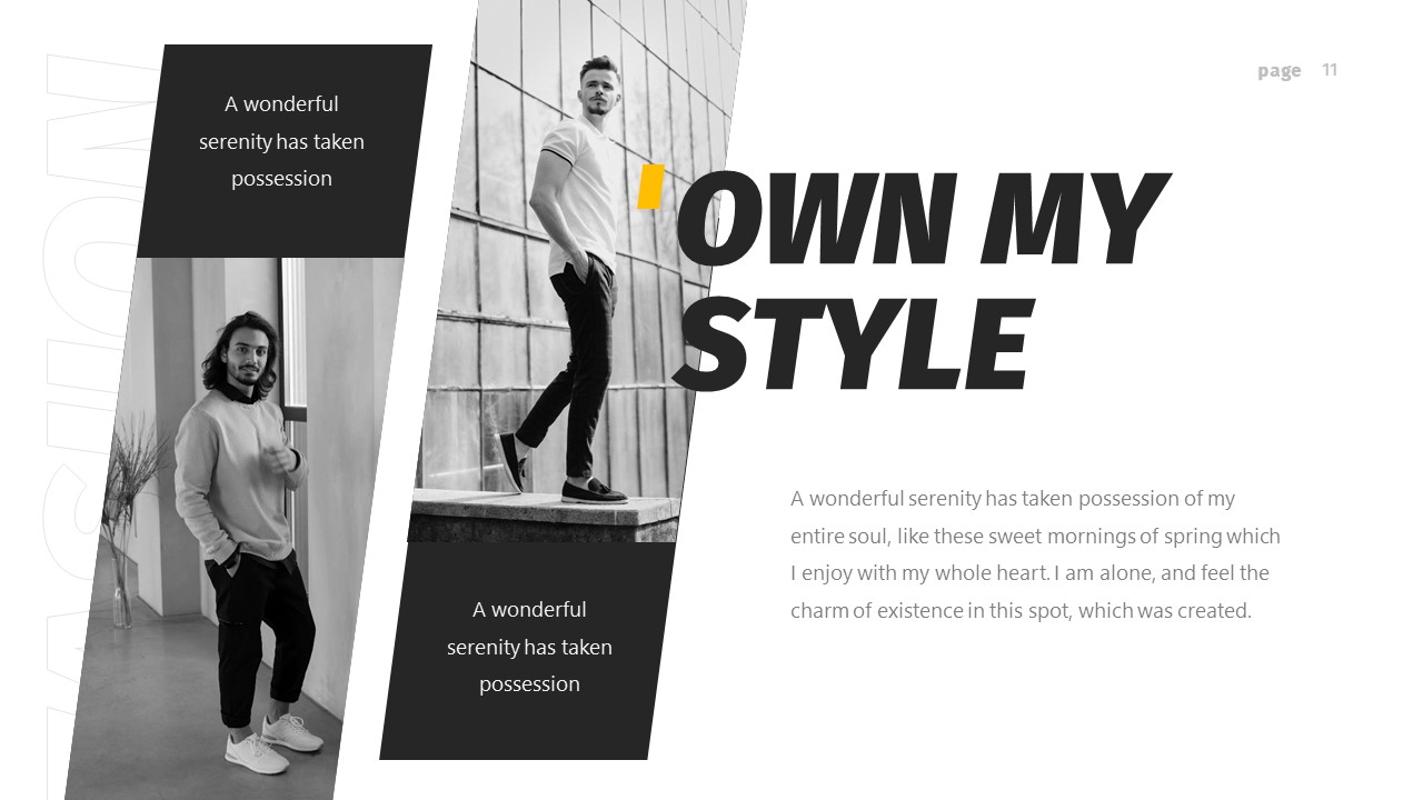 Urban Fashion Presentation Template Fully Animated, Presentation Templates