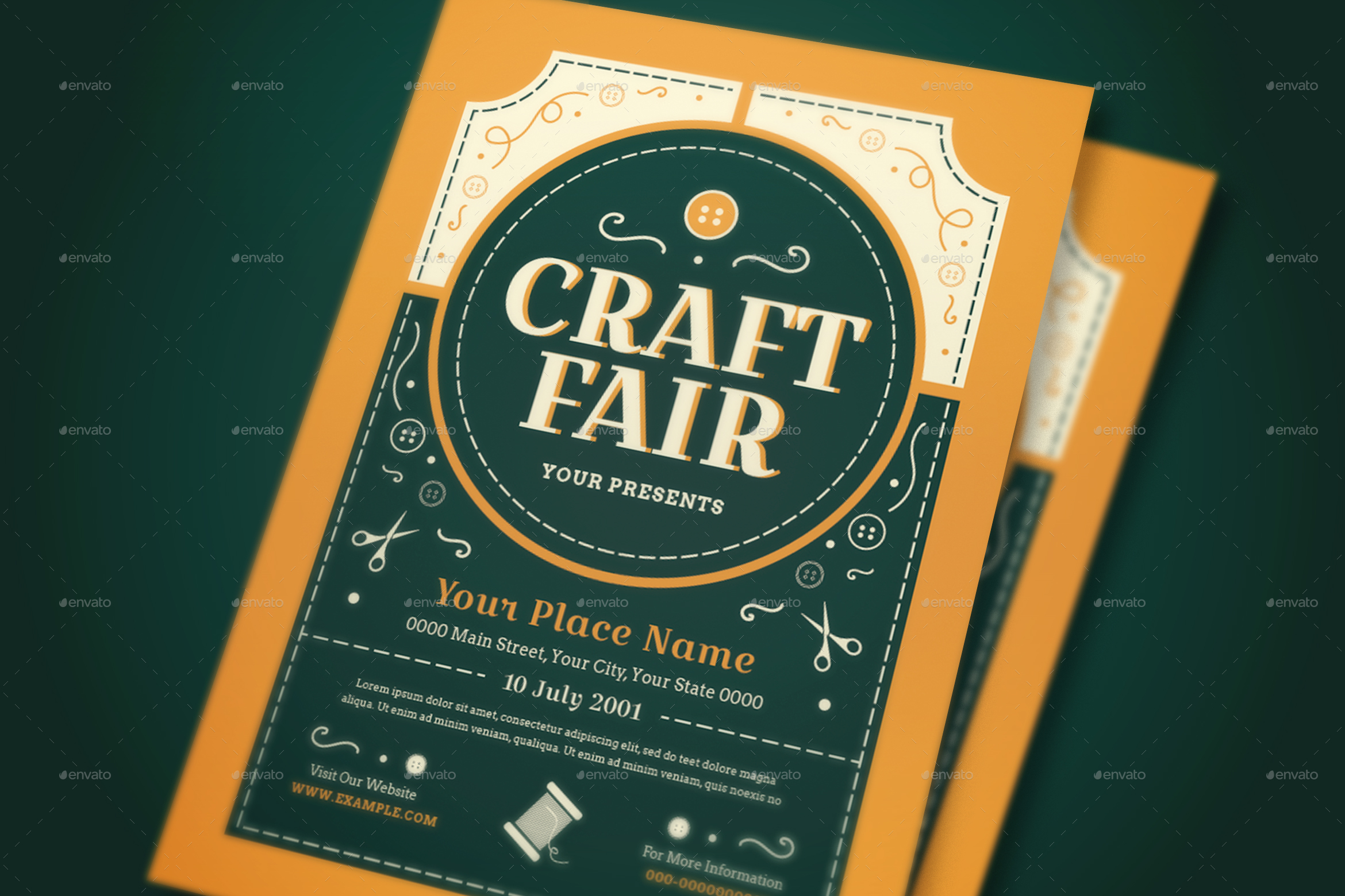 Craft Fair Flyer Pack, Print Templates | GraphicRiver