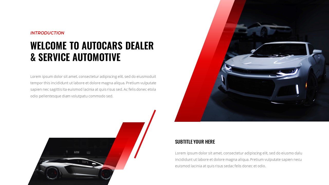 Autocars - Car Dealer Automotive Google Slides Template, Presentation ...