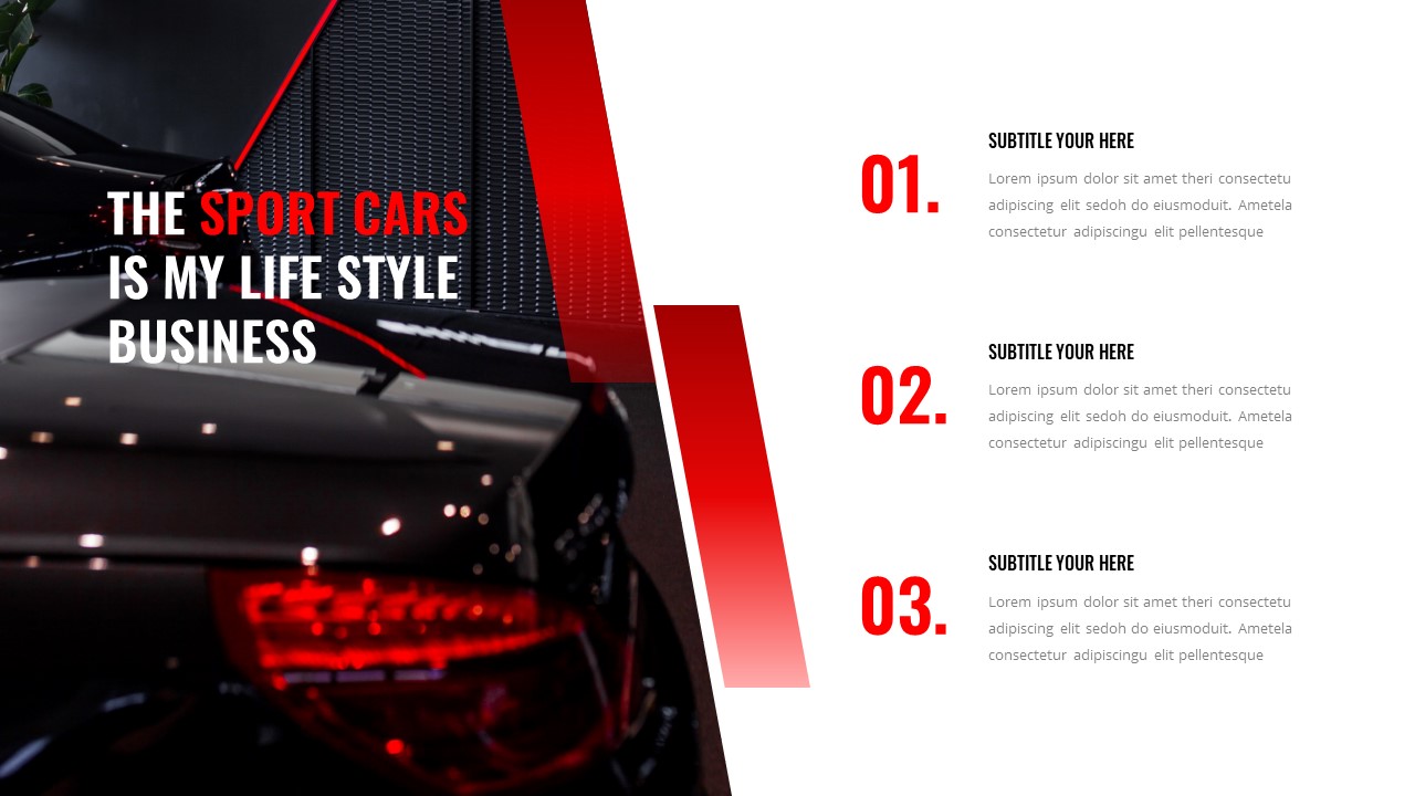 Autocars - Car Dealer Automotive Google Slides Template, Presentation ...