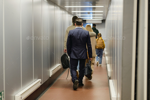 People going for boarding Stock Photo by Pressmaster | PhotoDune