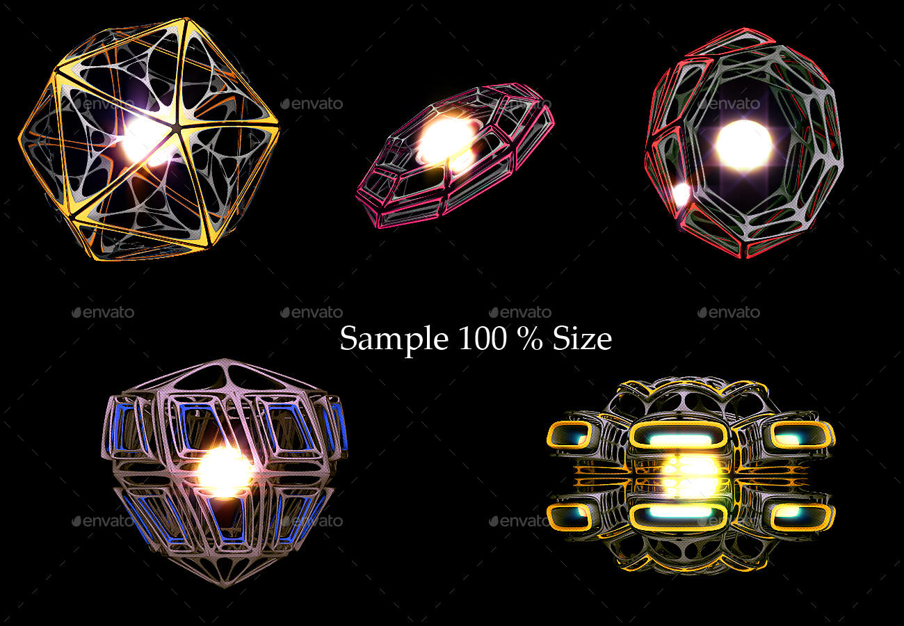 Abstract Object Sprites Pack, Game Assets | GraphicRiver