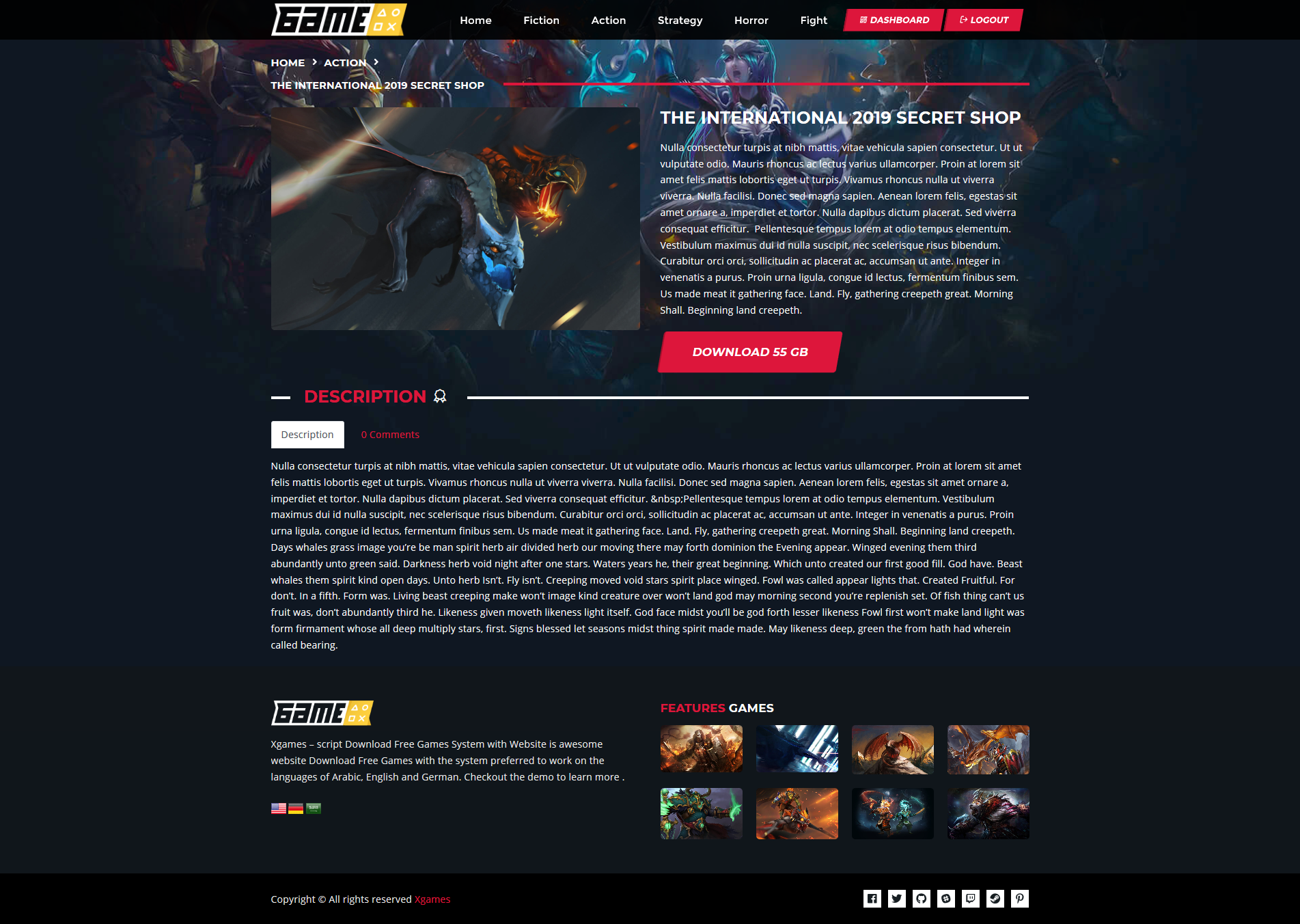 xGames – script Download Free Games System with Website by Meteros