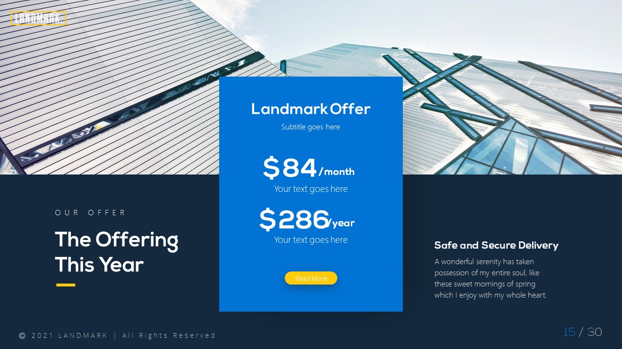 Landmark Construction PowerPoint Template, Presentation Templates ...