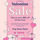 Valentine's Sale Event Flyer Set, Print Templates | GraphicRiver