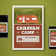 Caravan Camp Flyer Pack, Print Templates | GraphicRiver
