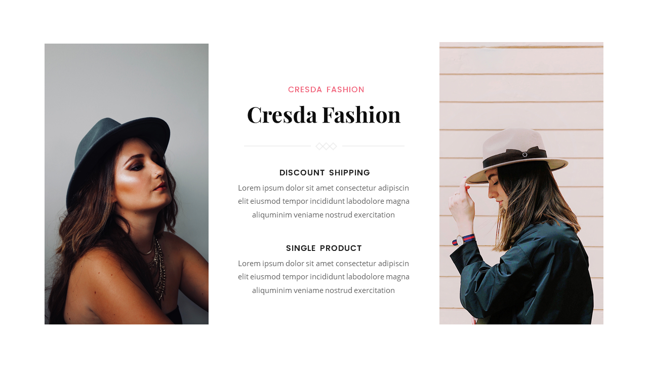 Cresda – Fashion & Clothing Store Google Slides Presentation Template ...