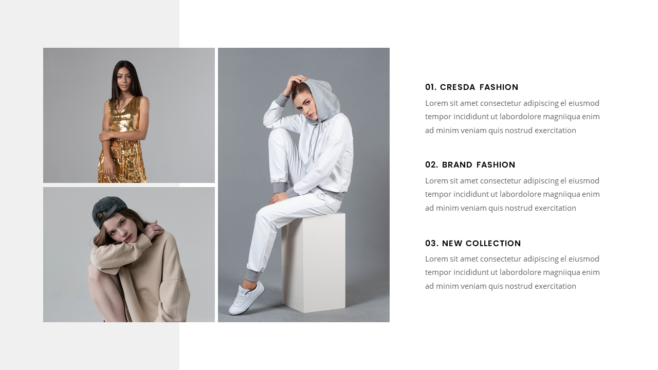 Cresda – Fashion & Clothing Store Google Slides Presentation Template ...