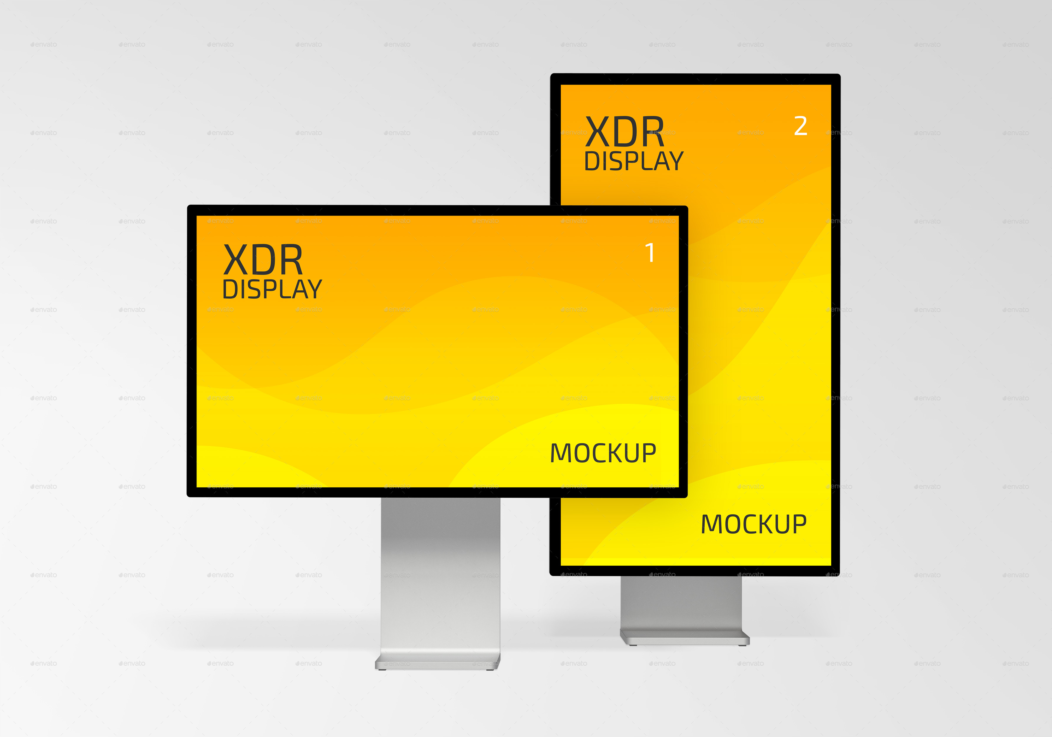 XDR Display Mockup Set by Country4k | GraphicRiver